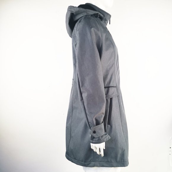 totes | Jackets & Coats | Totes Fleece Lined Longline Hooded Rain Coat ...